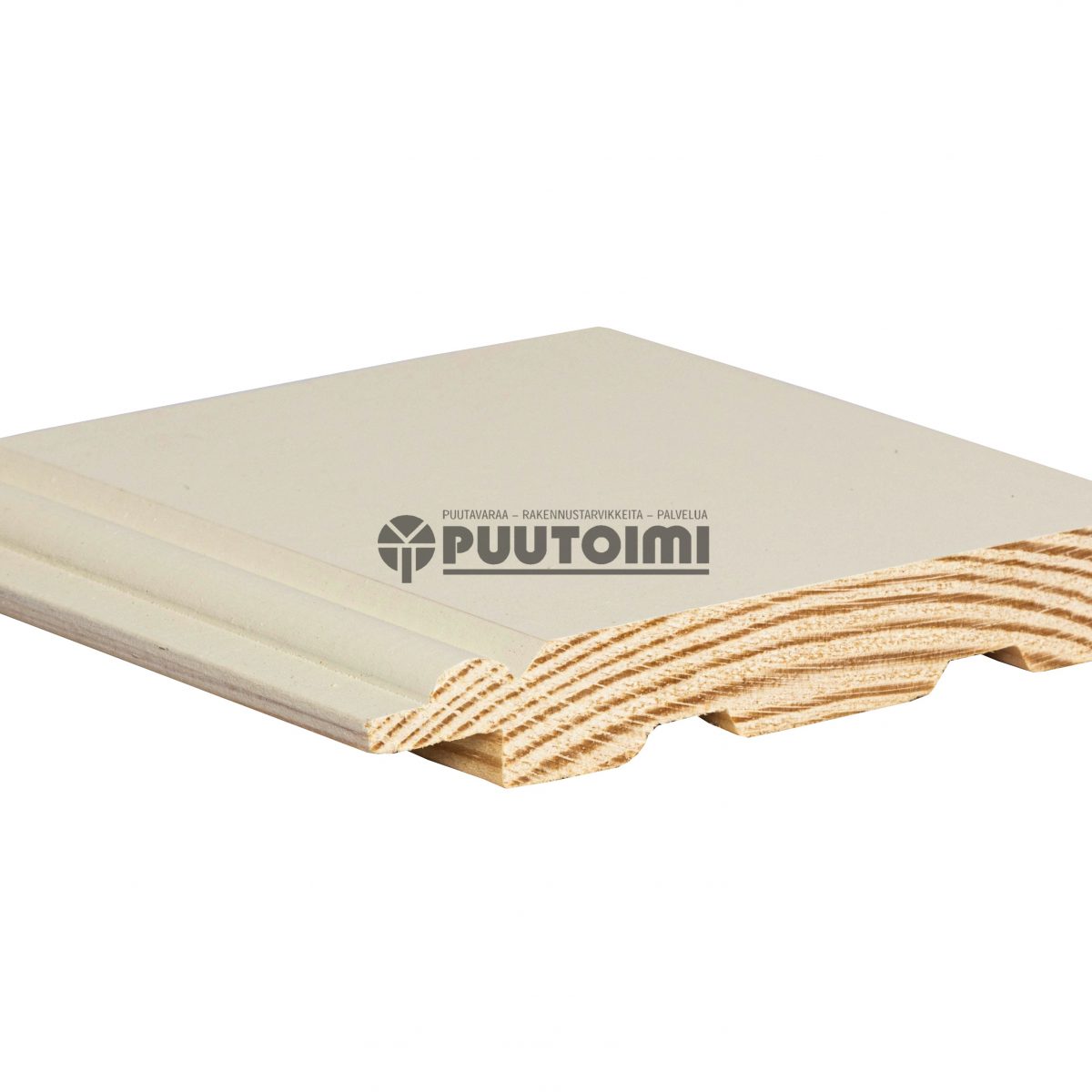 Sisustuspaneeli 14x120x2370 mm STS valkolakattu kuusi SPA - Puutoimi